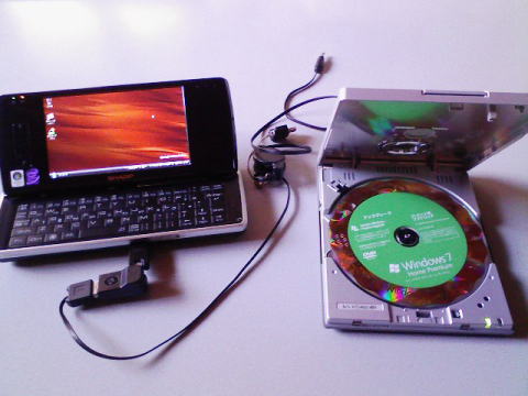 WILLCOM D4 Windows7化